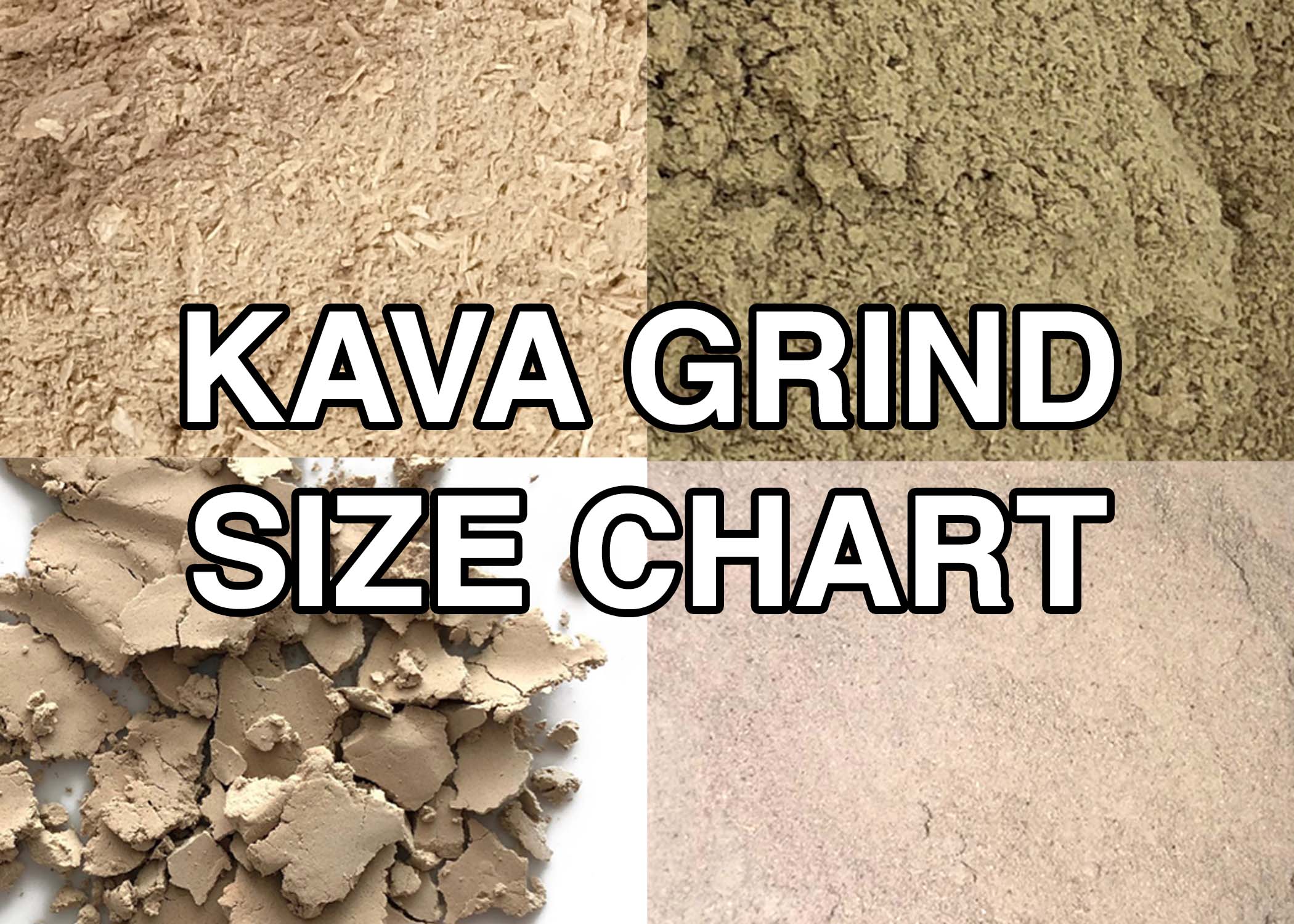 Kava Grind Size Chart - Medium, Micronized, Instant Kava – Kavafied