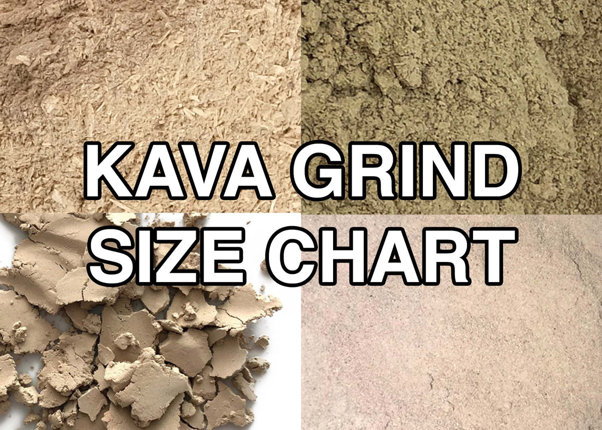 Kava Grind Size Chart - Medium, Micronized, Instant Kava – Kavafied