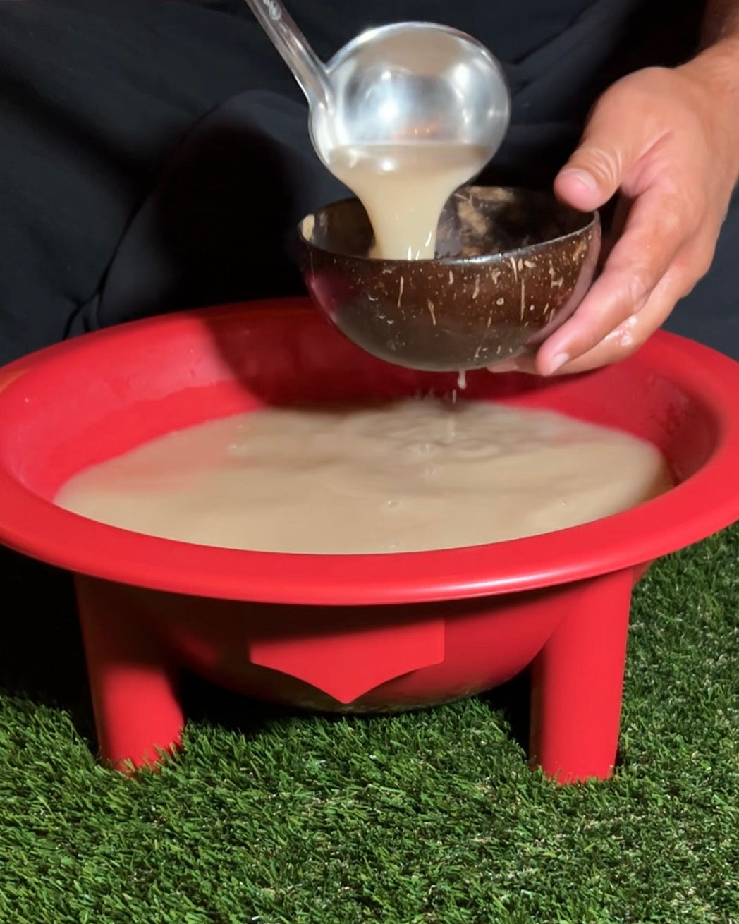Kavafied Tanoa - Traditional Kumete Kava Bowl - Food Safe PP Material