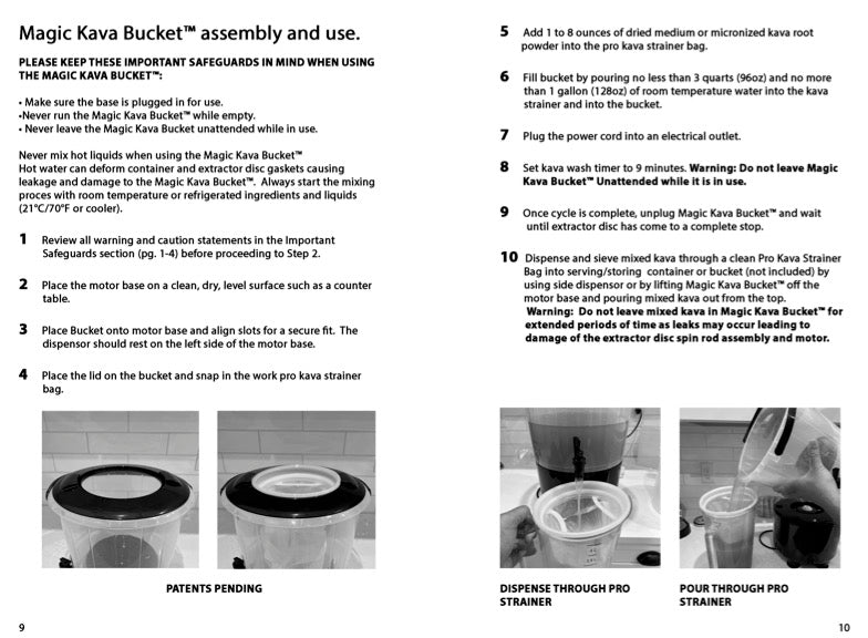 Magic Kava Bucket - Automatic Kava Beverage Maker – Kavafied